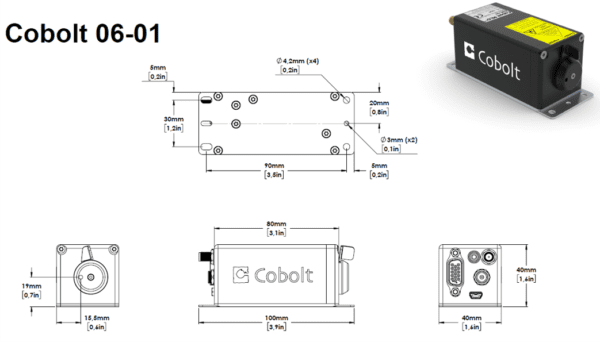 Cobolt 06-01 Series - HÜBNER Photonics