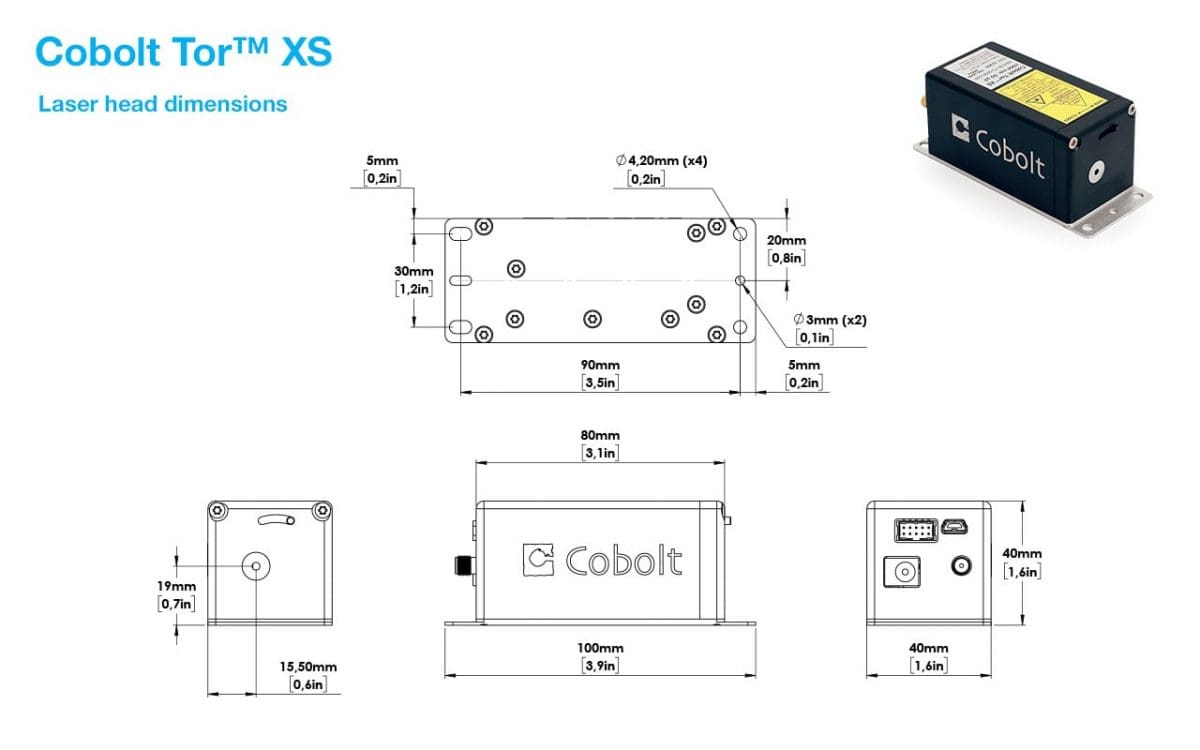 Cobolt Tor™ Series - HÜBNER Photonics - Lasers & THz systems