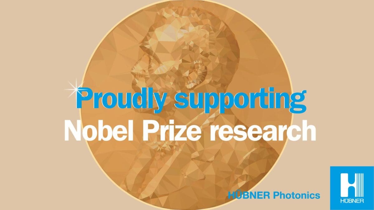 Proudly supporting Nobel Prize research - HÜBNER Photonics